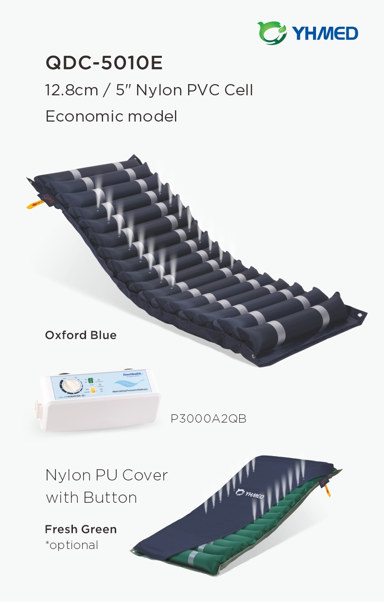 Nylon PVC Air Cell Tubuler Home Medical Mattress With Nylon PU Cover ...